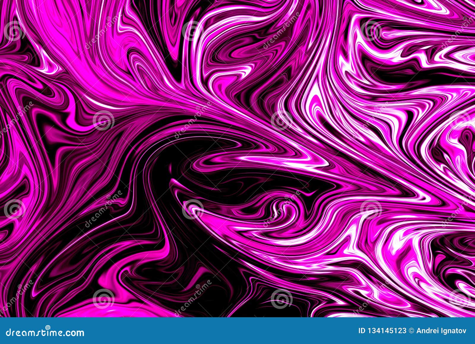 Liquid Abstract Pattern with Plastic Pink and Black Graphics Color Art ...