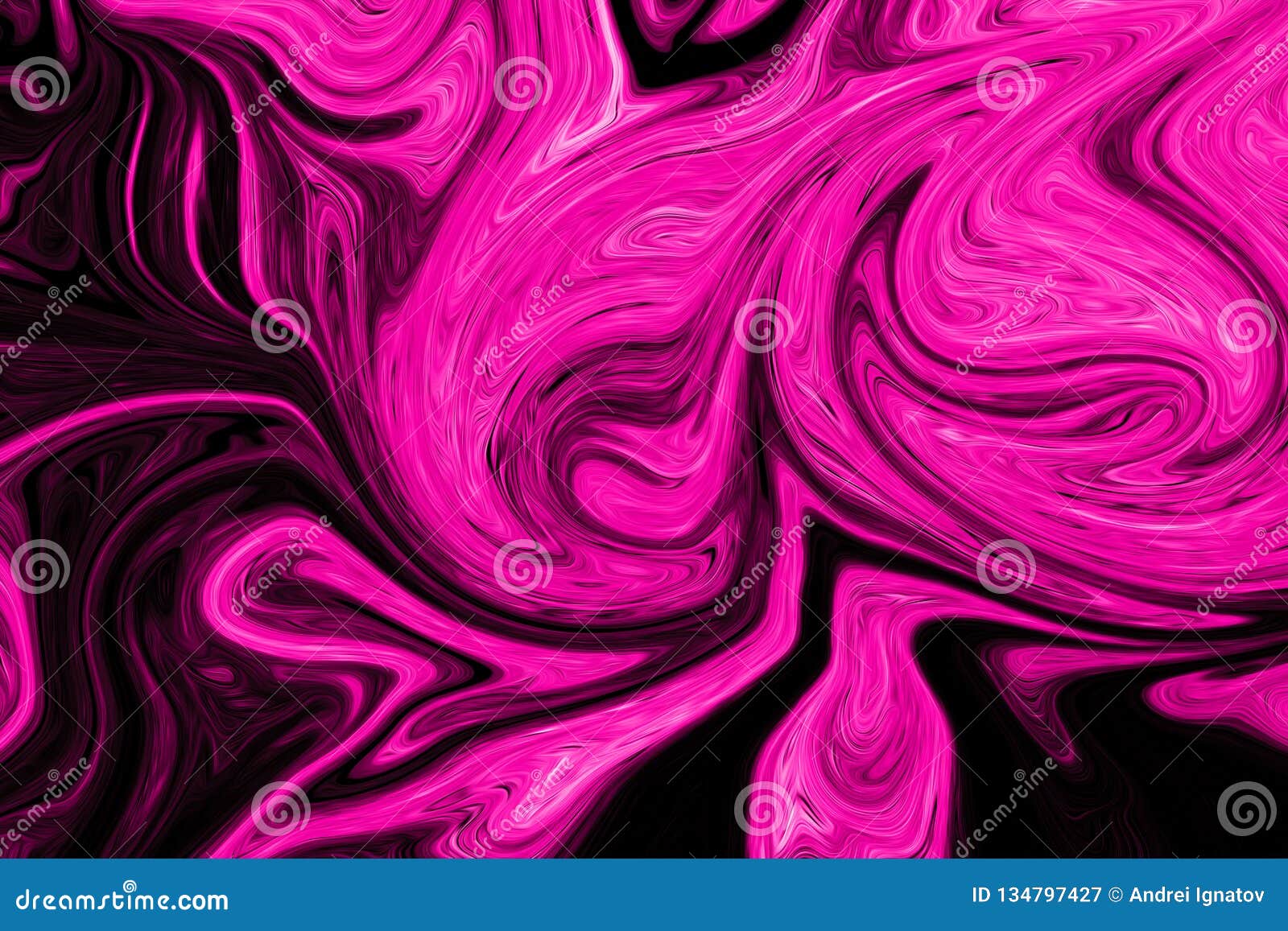 Liquid Abstract Pattern with Plastic Pink and Black Graphics Color Art ...