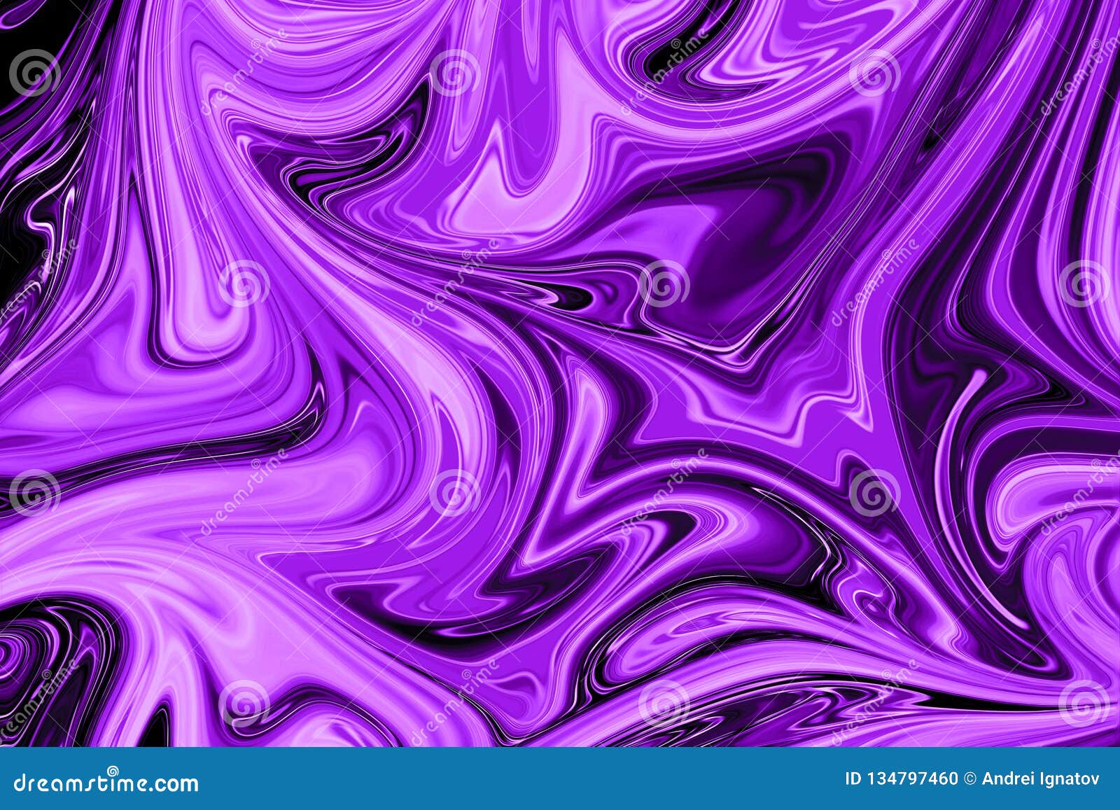 Digital Abstract Art Purple