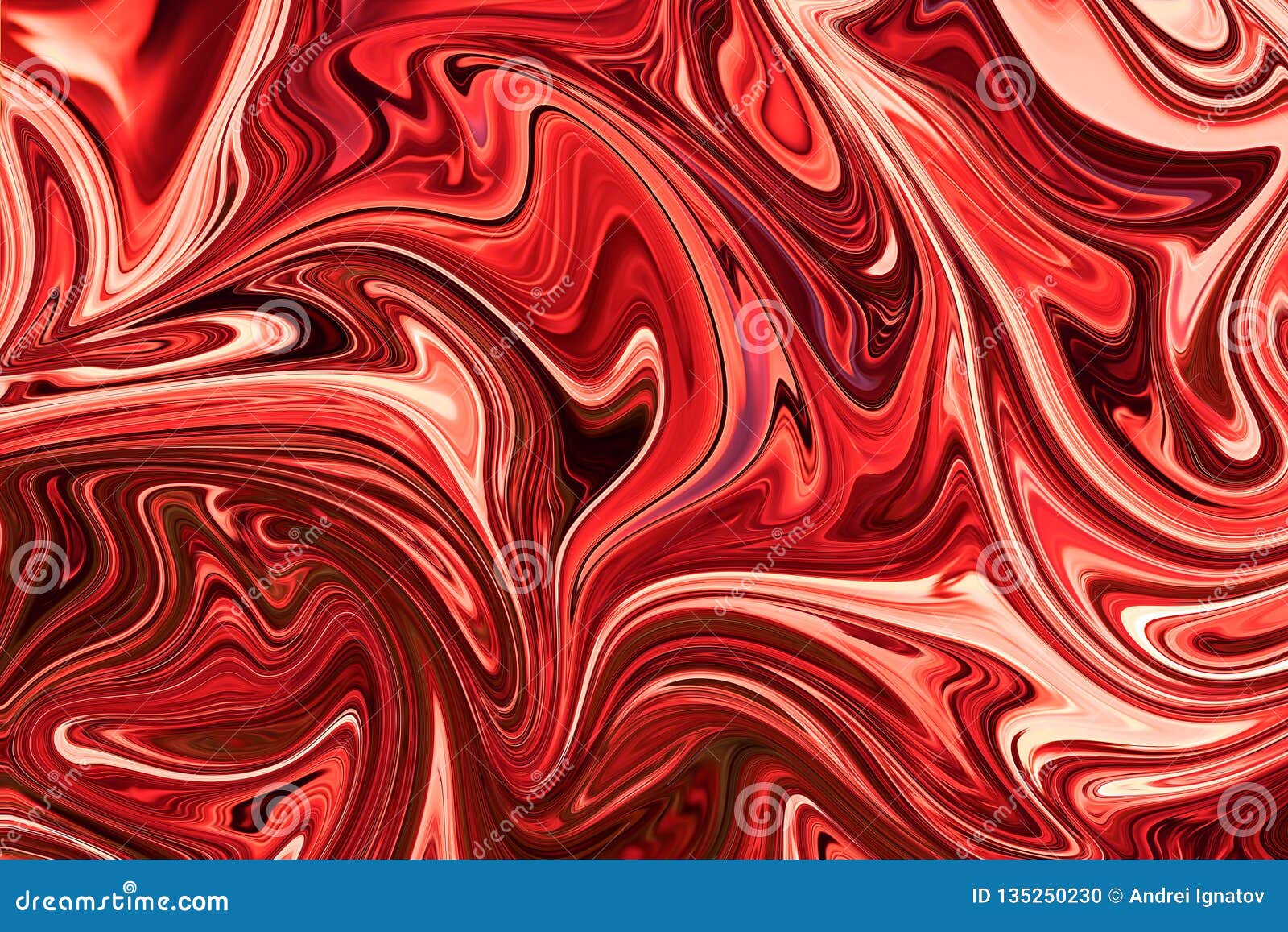 Liquid Abstract Pattern with Red, FireBrick and Dark Red Graphics Color ...