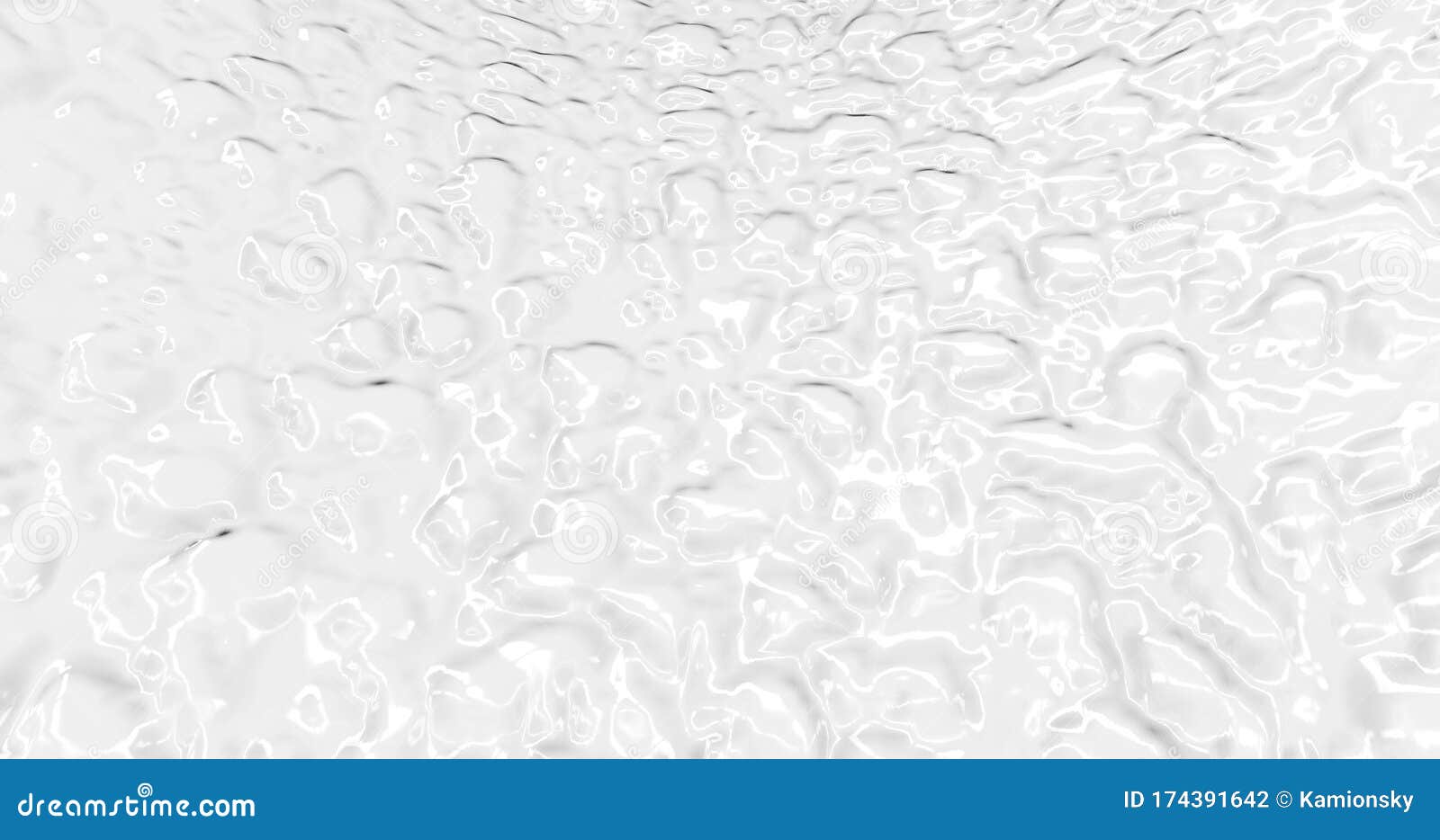 Liquid Abstract White Background. Smooth Glossy Texture 3D Rendering ...