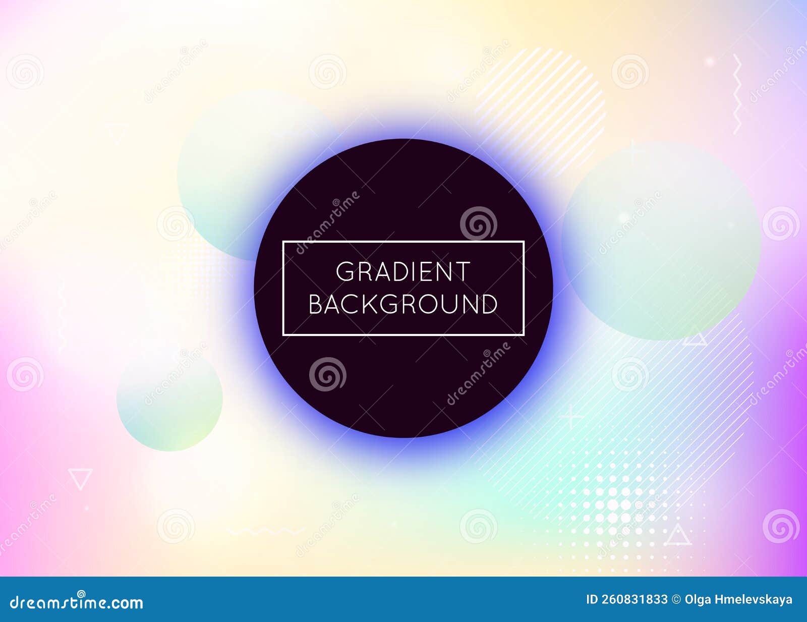 Liquid Background. Geometric Pattern. Hologram Design Stock Vector ...