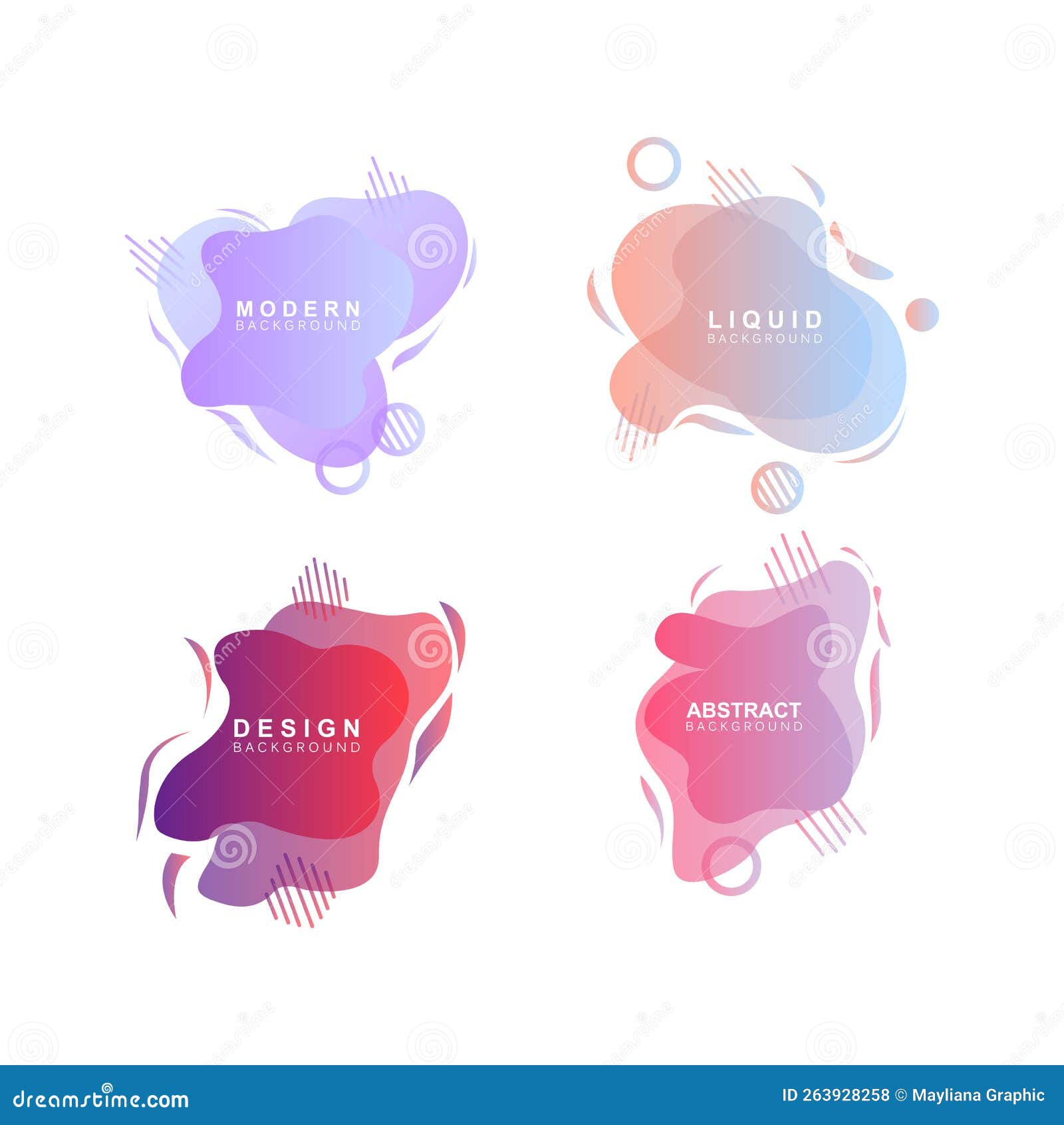 Liquid Background, Gradient Bubble Vector, Logo Template Banner and ...