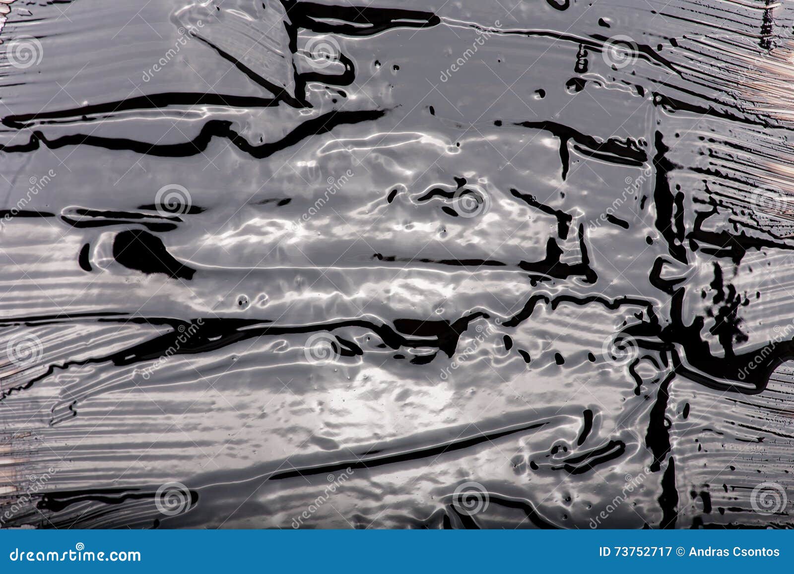 Liquid Bitumen Surface For Backgrounds, Textures Stock Photography ...