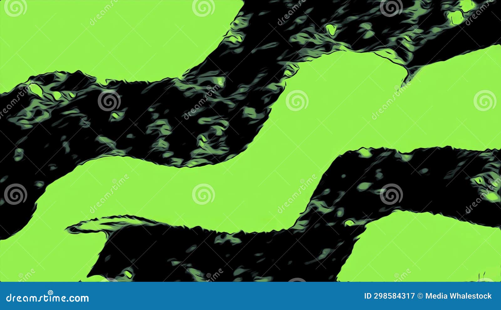 Liquid Black Lines Move on Colored Background. Motion. Black Liquid ...