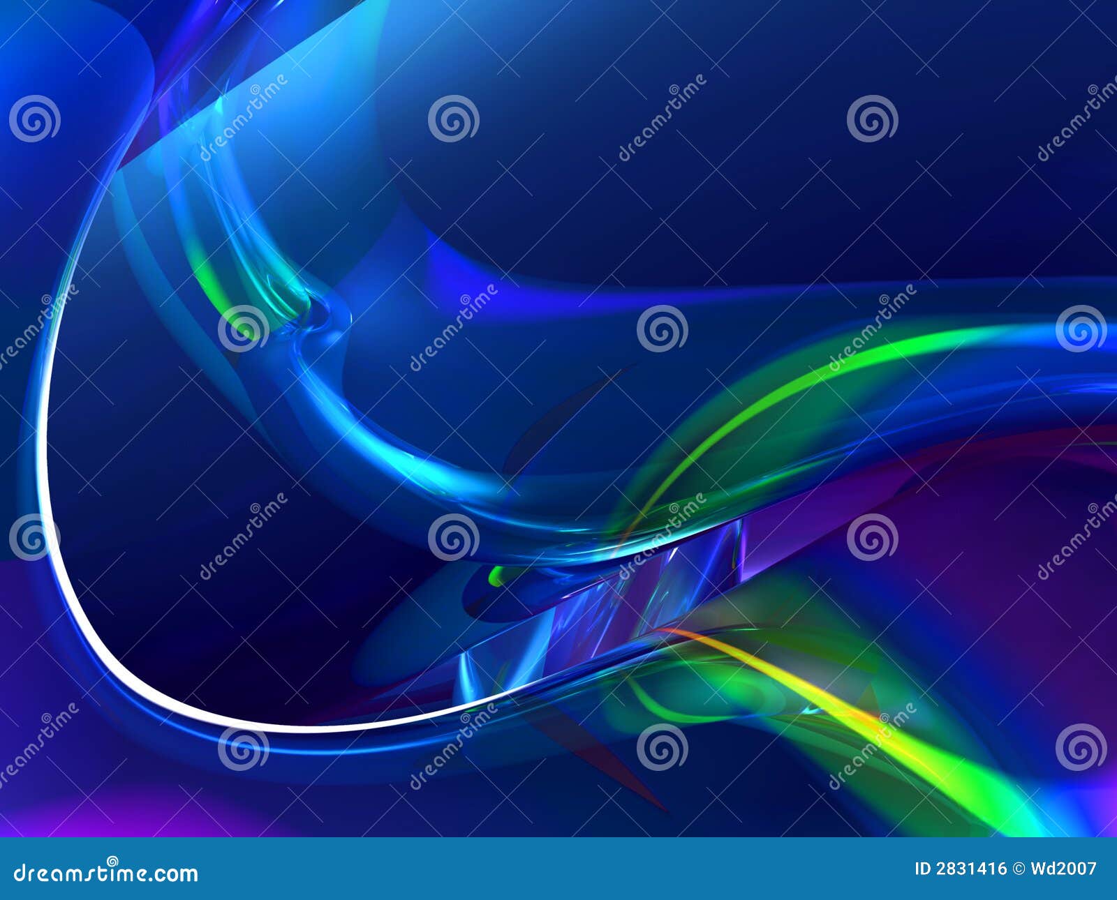 Liquid Blue Abstract Royalty Free Stock Image - Image: 2831416
