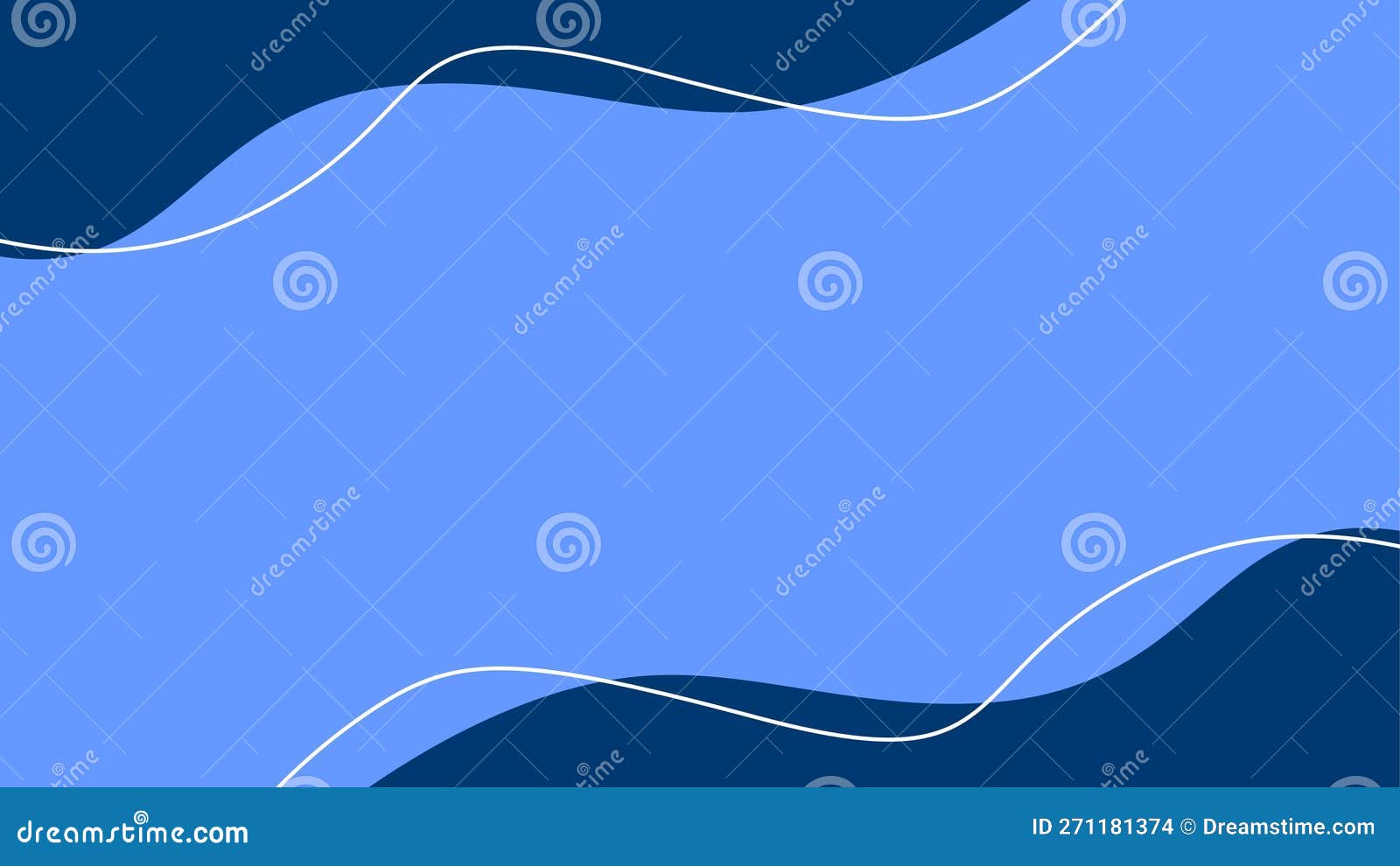 Liquid Blue Background with Copy Space Stock Illustration ...