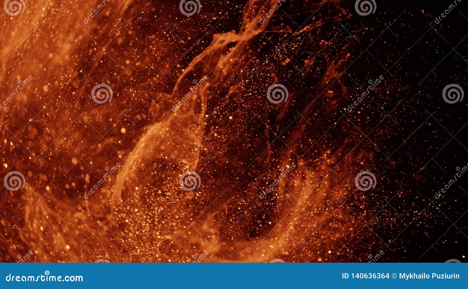 Liquid Brilliant Metallic Bronze Paint. Absrtact Background Stock Photo ...