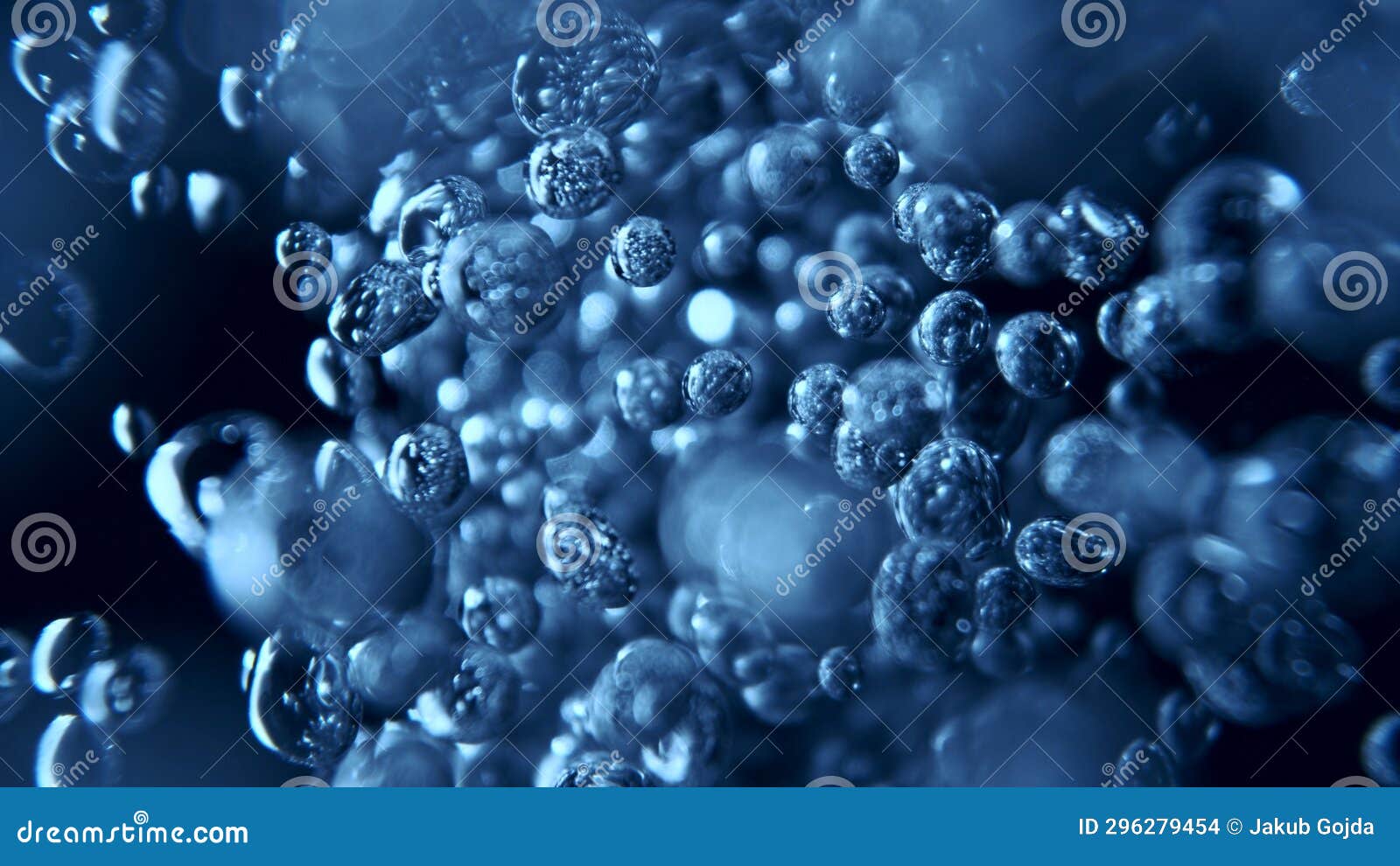 Liquid Bubbles in Water, Molecule Inside Liquid Stock Photo - Image of aqua, water: 296279454