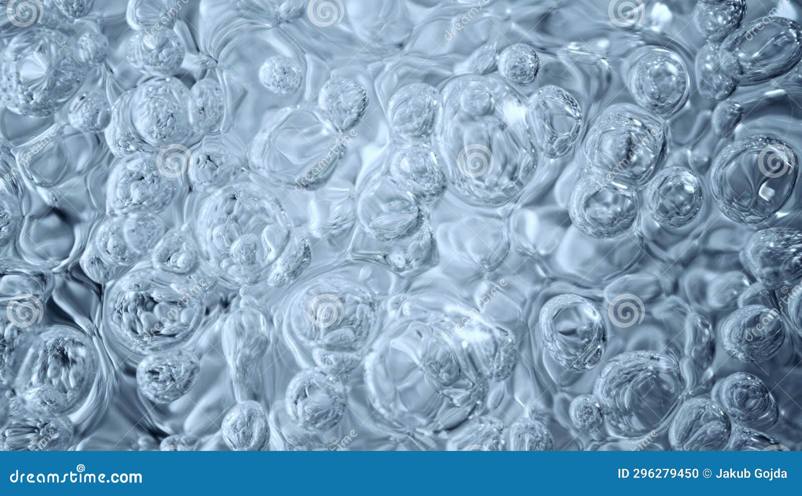 Liquid Bubbles in Water, Molecule Inside Liquid Stock Photo - Image of ...