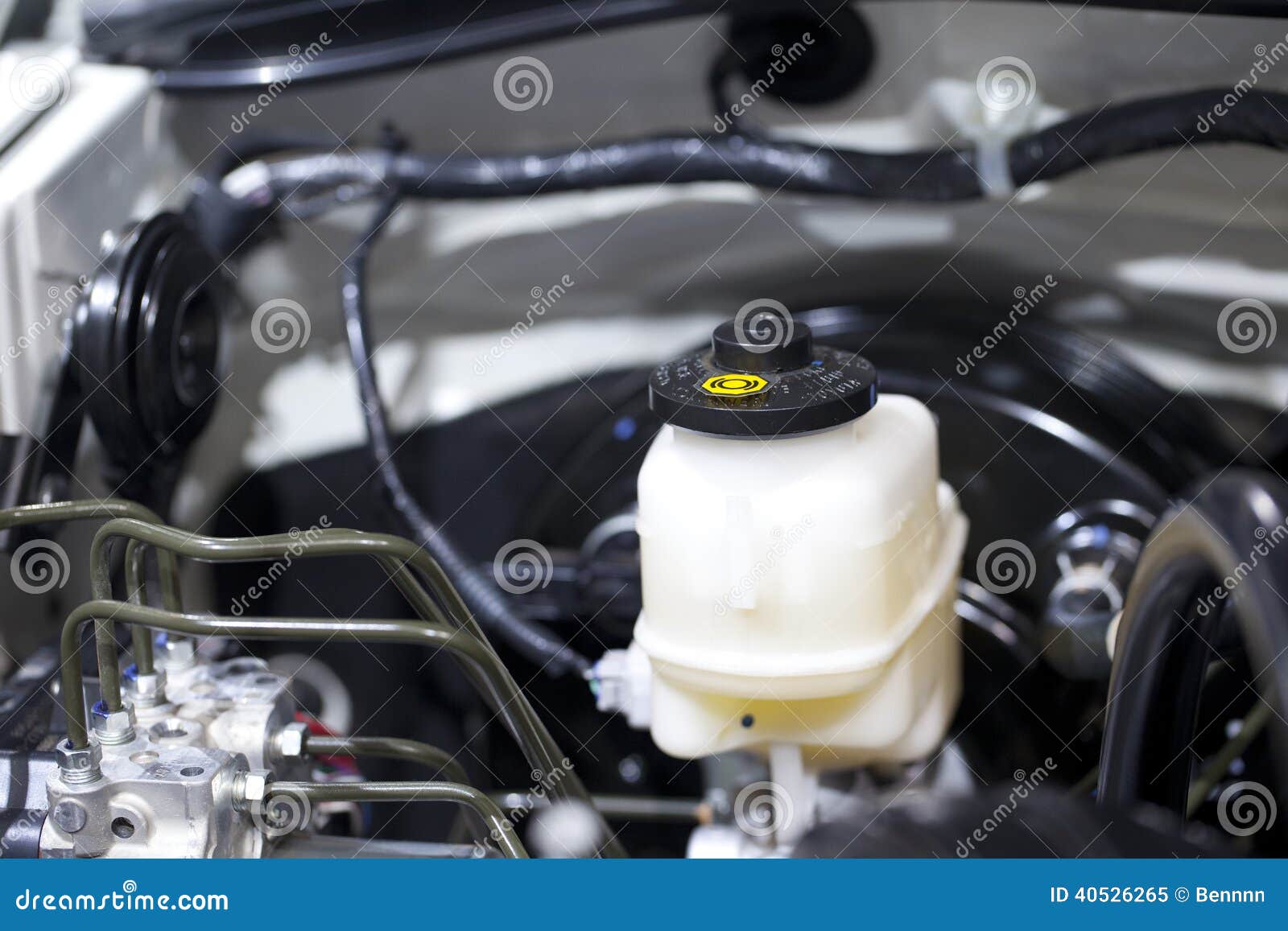 Liquid caps inside a car. stock image. Image of check - 40526265