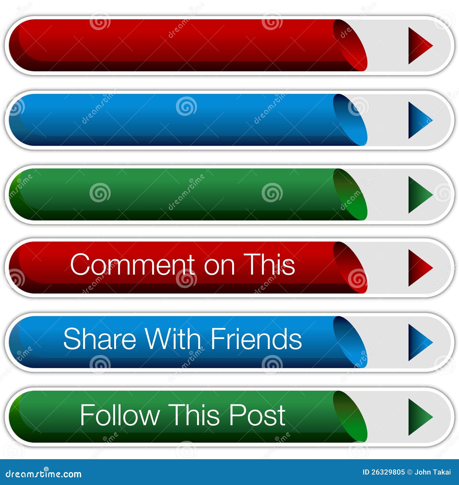 Liquid Capsule Button Set stock vector. Illustration of comment - 26329805