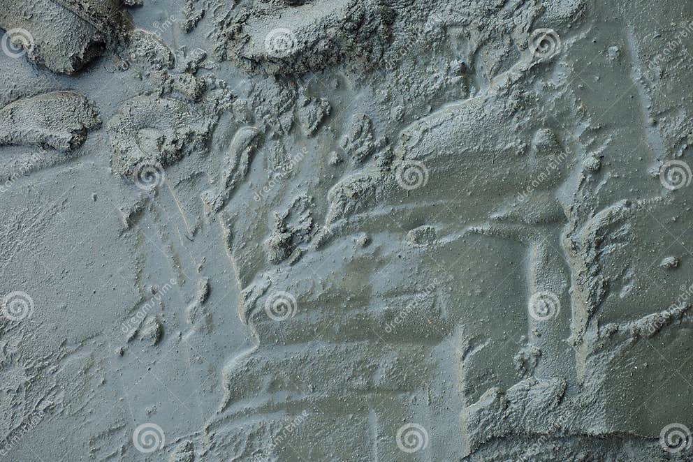 Liquid Cement Solution. View from Top. Close-up Building Material ...