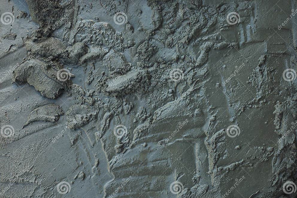 Liquid Cement Solution. View from Top. Close-up Building Material ...