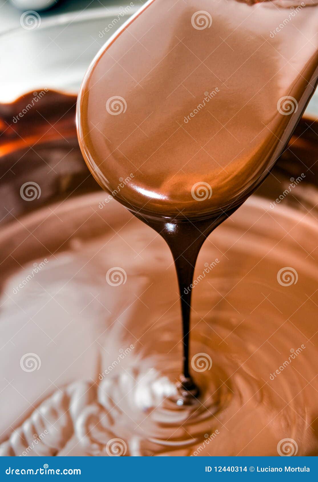 Liquid Chocolate. stock photo. Image of movement, fluid - 12440314