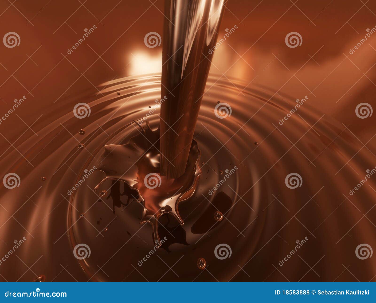 Liquid chocolate stock illustration. Illustration of abstract - 18583888
