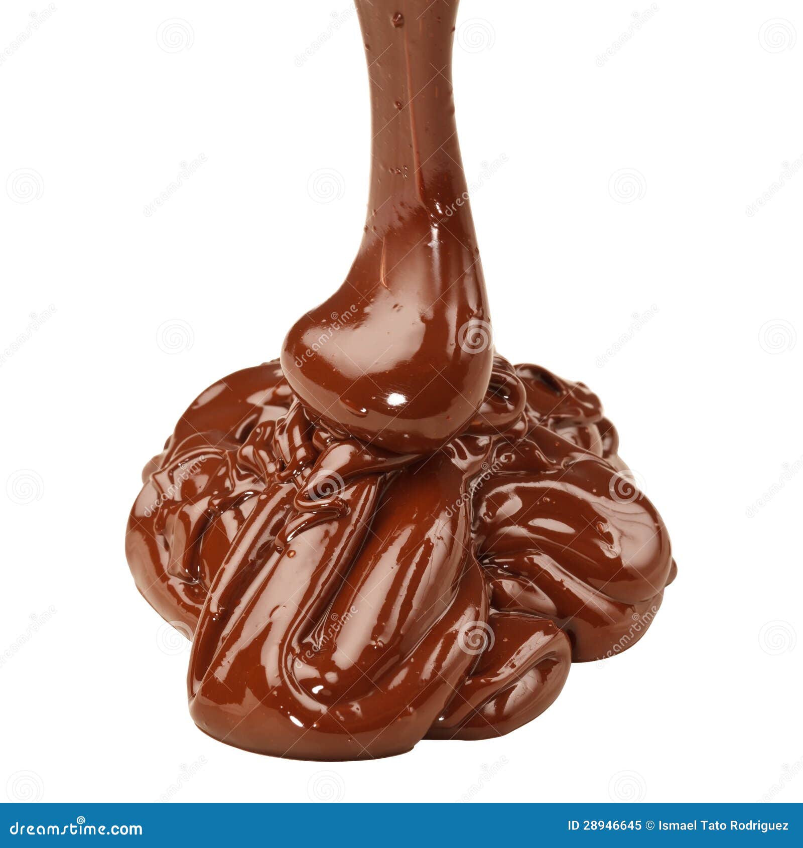 Liquid Chocolate stock image. Image of isolated, macro - 28946645