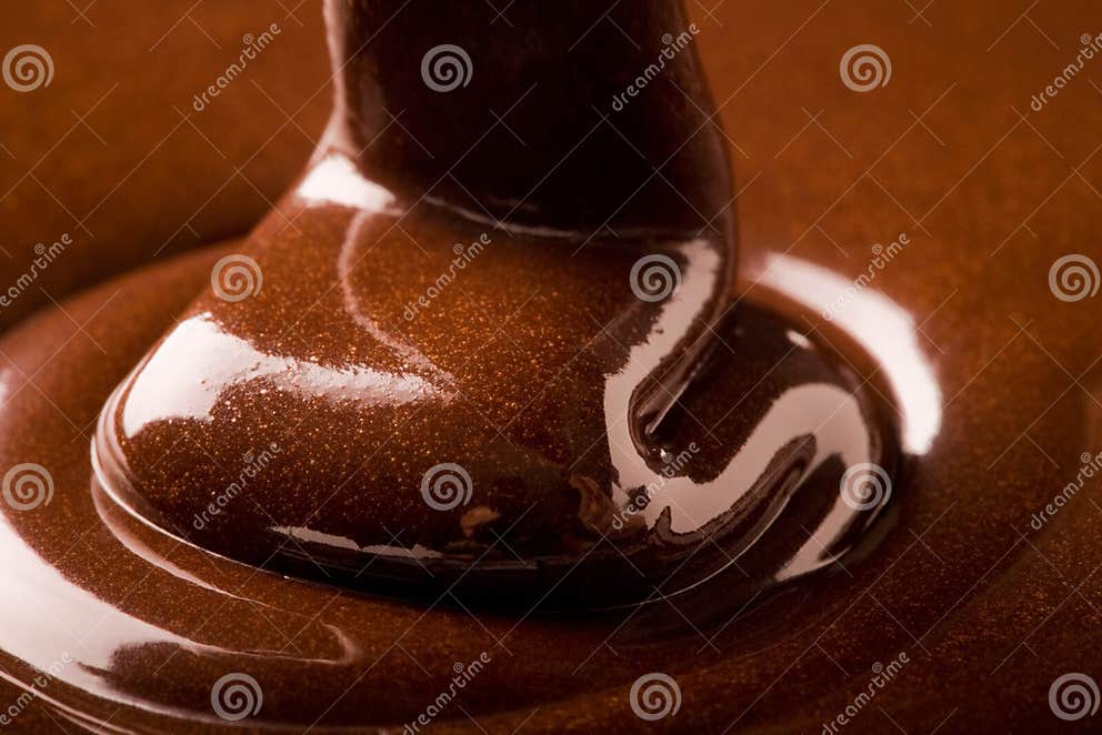 Liquid chocolate stock photo. Image of ingredient, creamy - 8274612