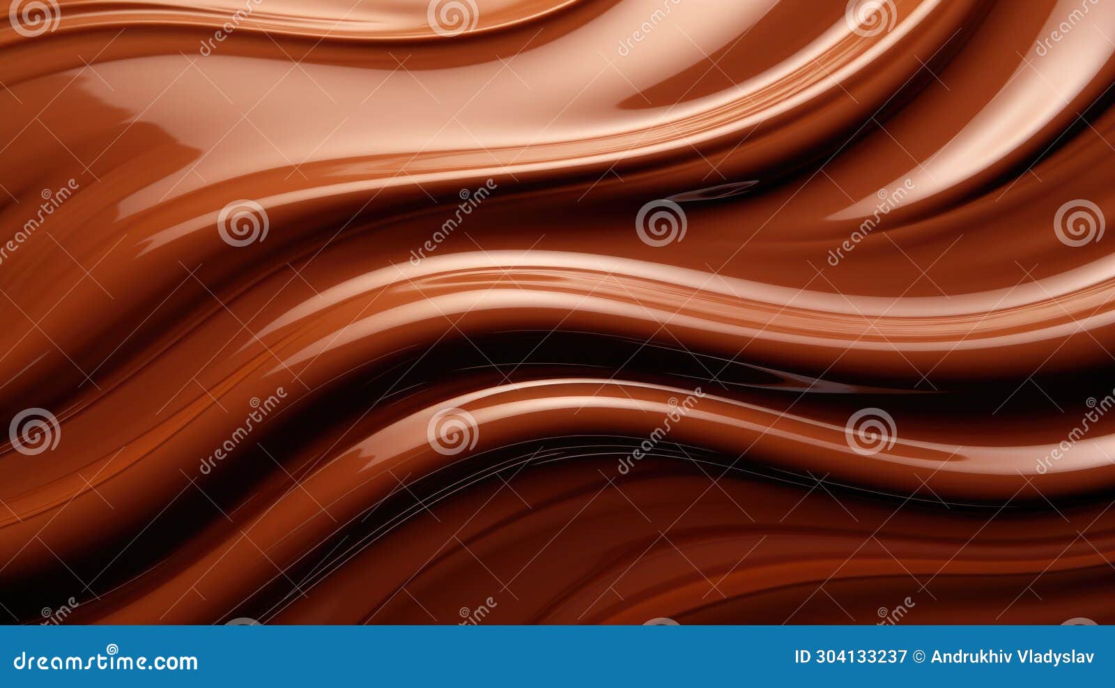 Liquid Chocolate Background, Abstract Illustration Stock Image - Image ...