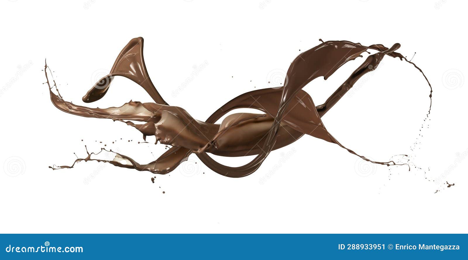 Liquid chocolate wave stock image. Image of movement - 288933951