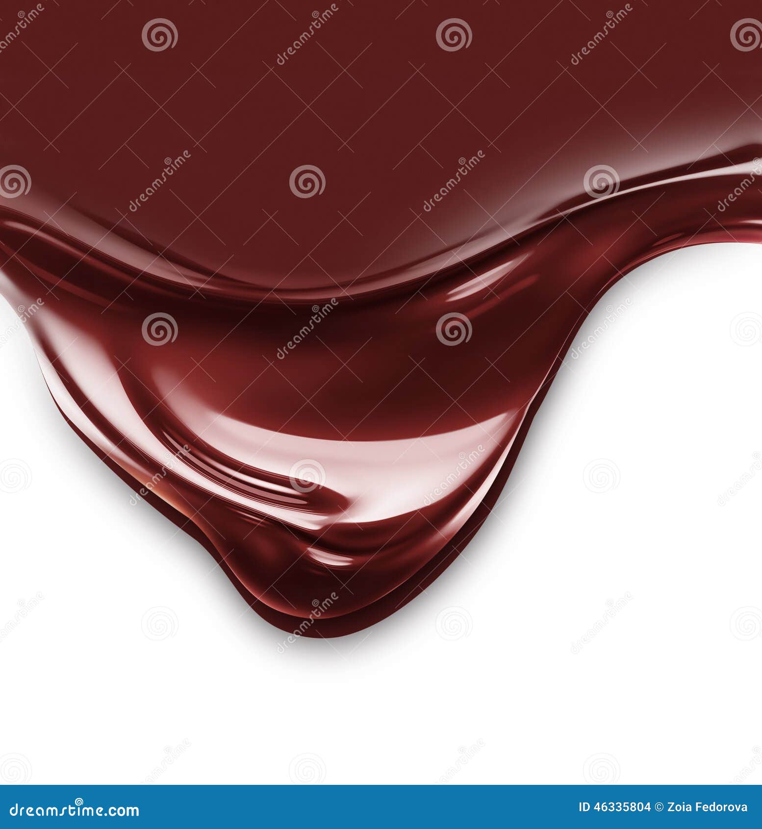 Liquid chocolate stock illustration. Illustration of sweet - 46335804