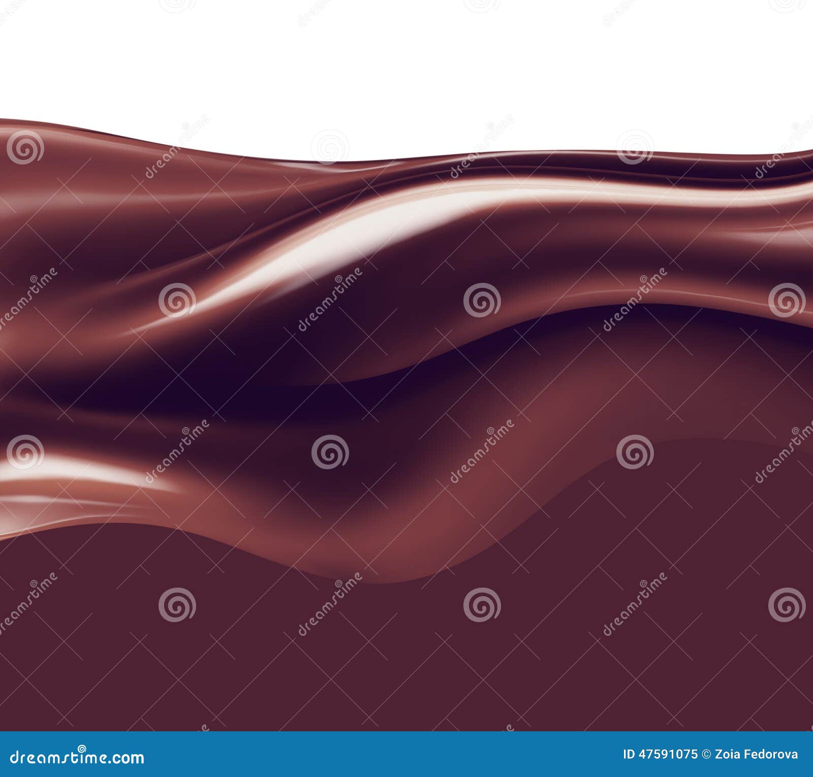 Liquid chocolate stock illustration. Illustration of ingredient - 47591075