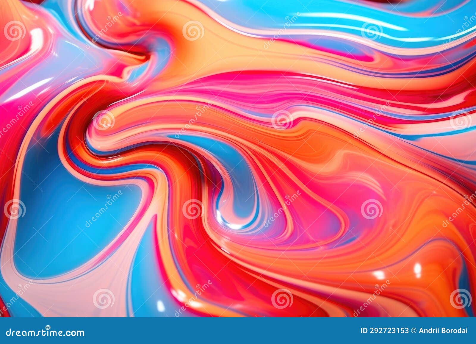 Chromatic Symphony A Dynamic Digital Landscape Of Vivid Energetic ...