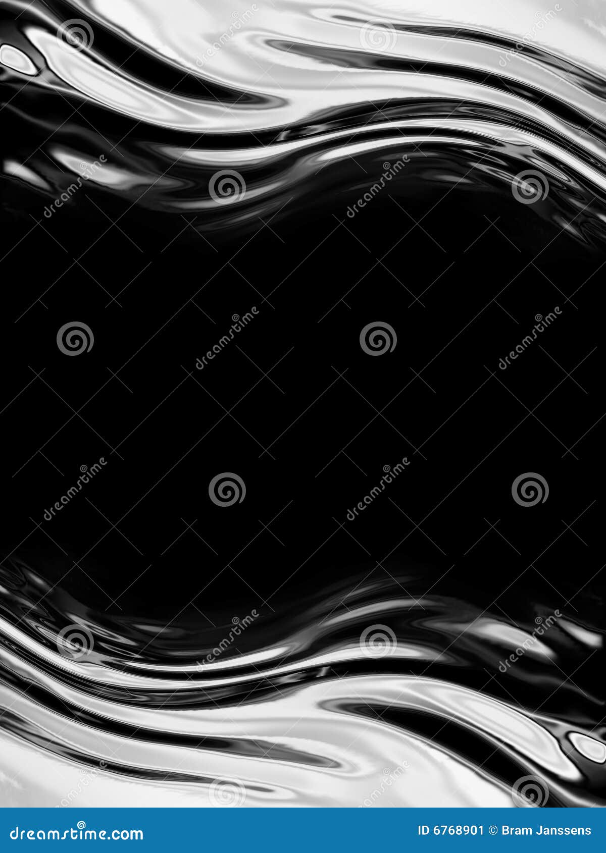 Liquid Chrome Background. Fluid Texture For Design. Unreal Organic ...