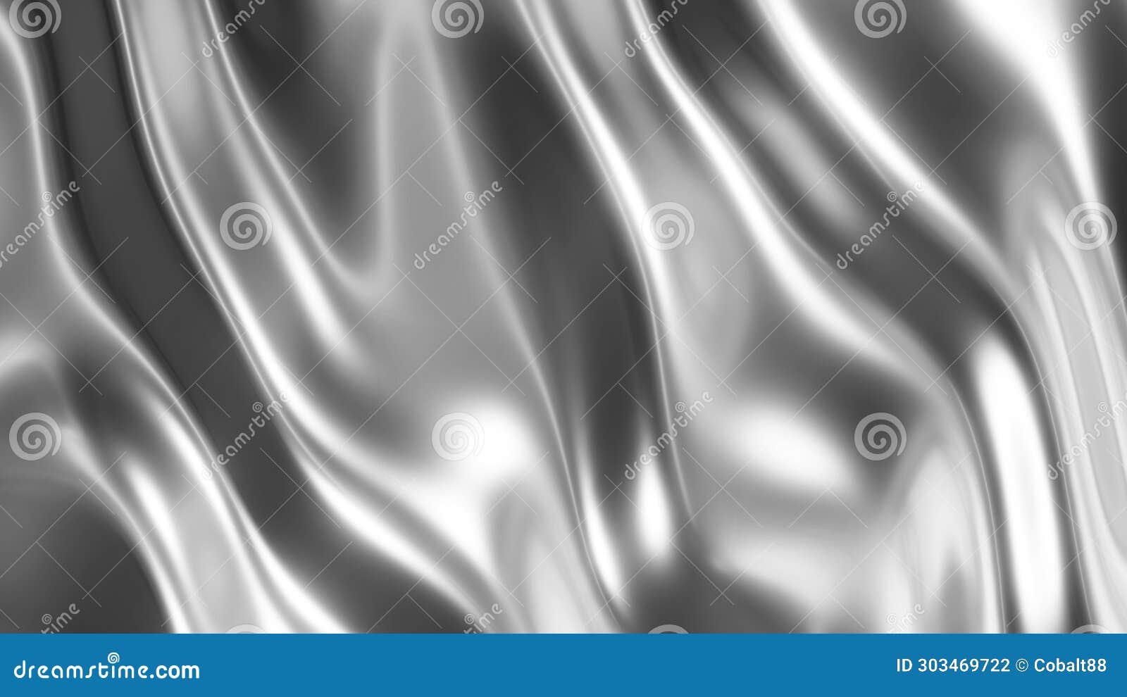 Liquid Chrome Waves Background, Shiny And Lustrous Metal Pattern ...