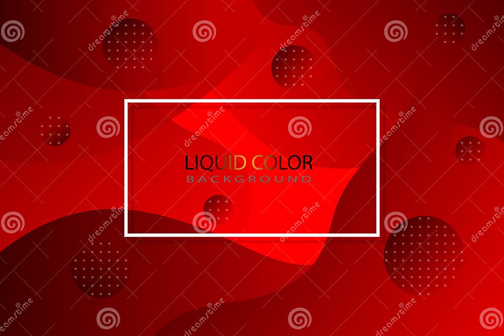 Red Liquid Color As Background Stock Vector - Illustration of flow ...