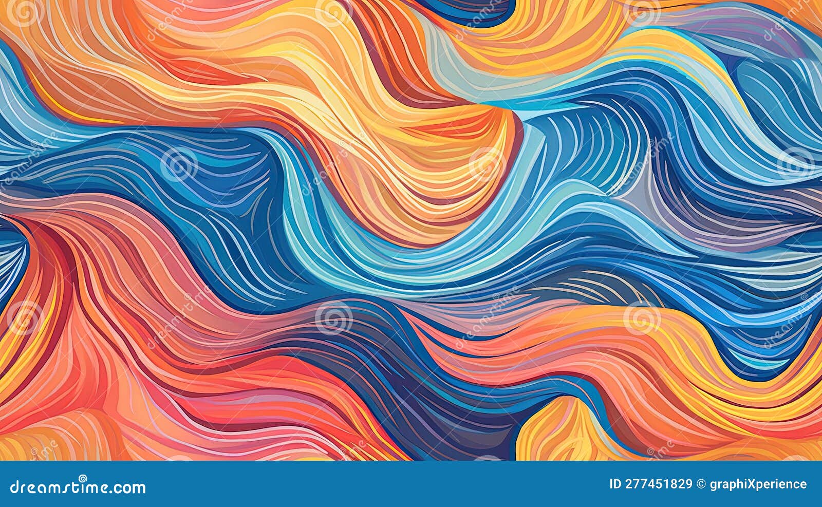 Vivit Color Fabric Pattern Design Stock Illustration - Illustration of ...