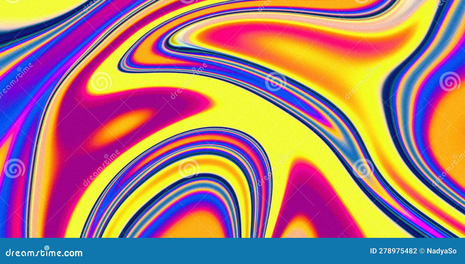 Liquid Color Flow Vibrant Background, Noise Texture Effect, Yellow Red ...