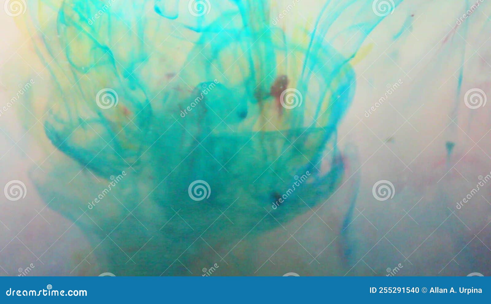 Liquid Color on the Mode Moving Down of Water Flows on Different ...