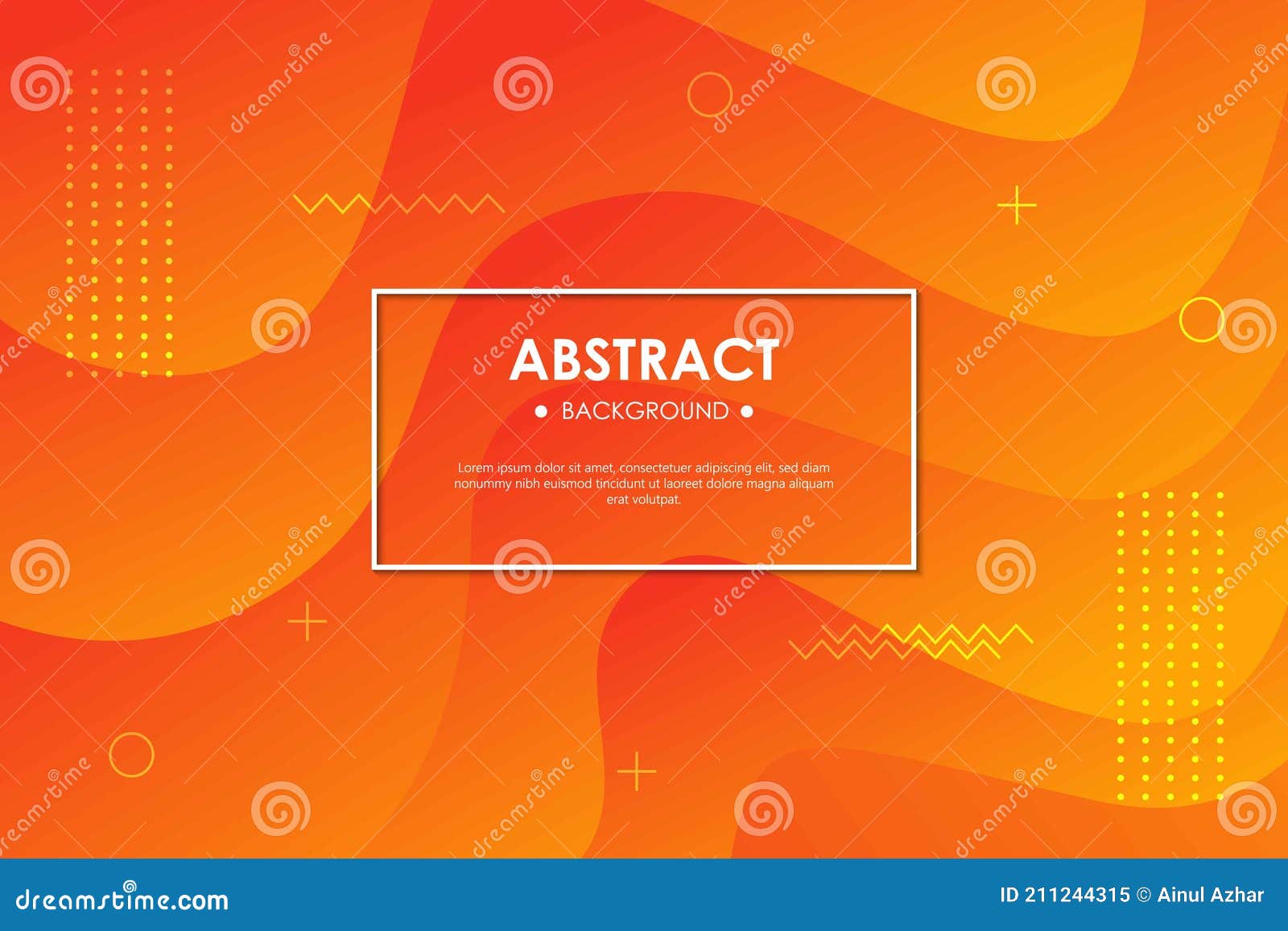 Liquid Color Orange Background Design. Fluid Gradient Shapes ...