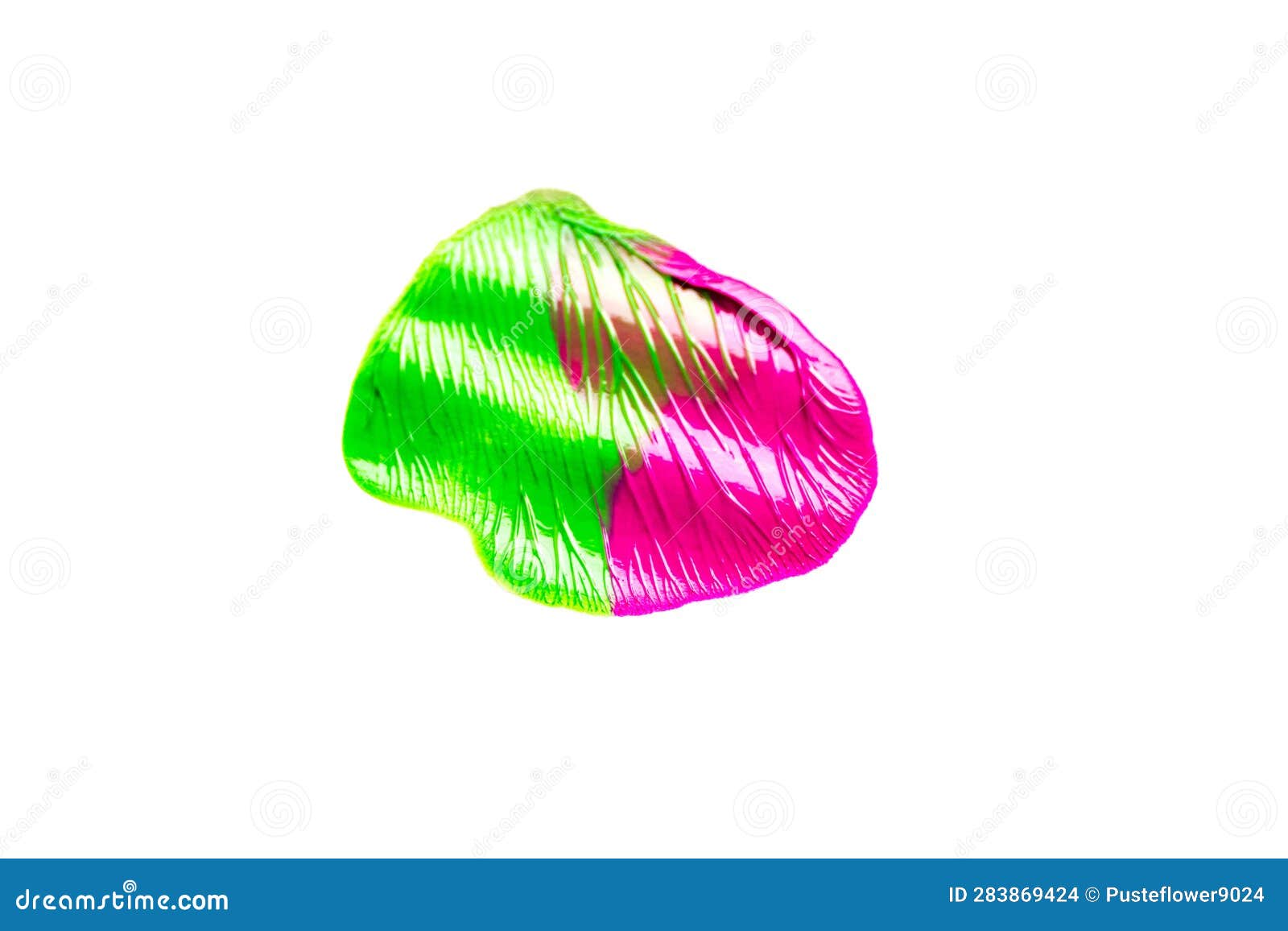 Pink and Green Mixed on White Background Stock Illustration ...