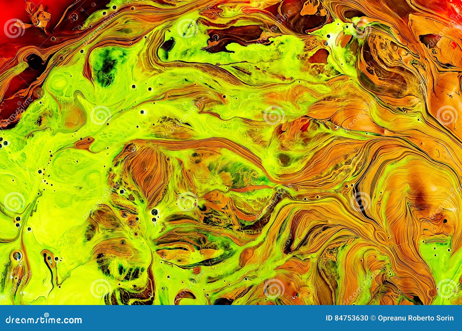 Liquid Colors Mixing in Dynamic Flow Stock Photo - Image of flowing ...