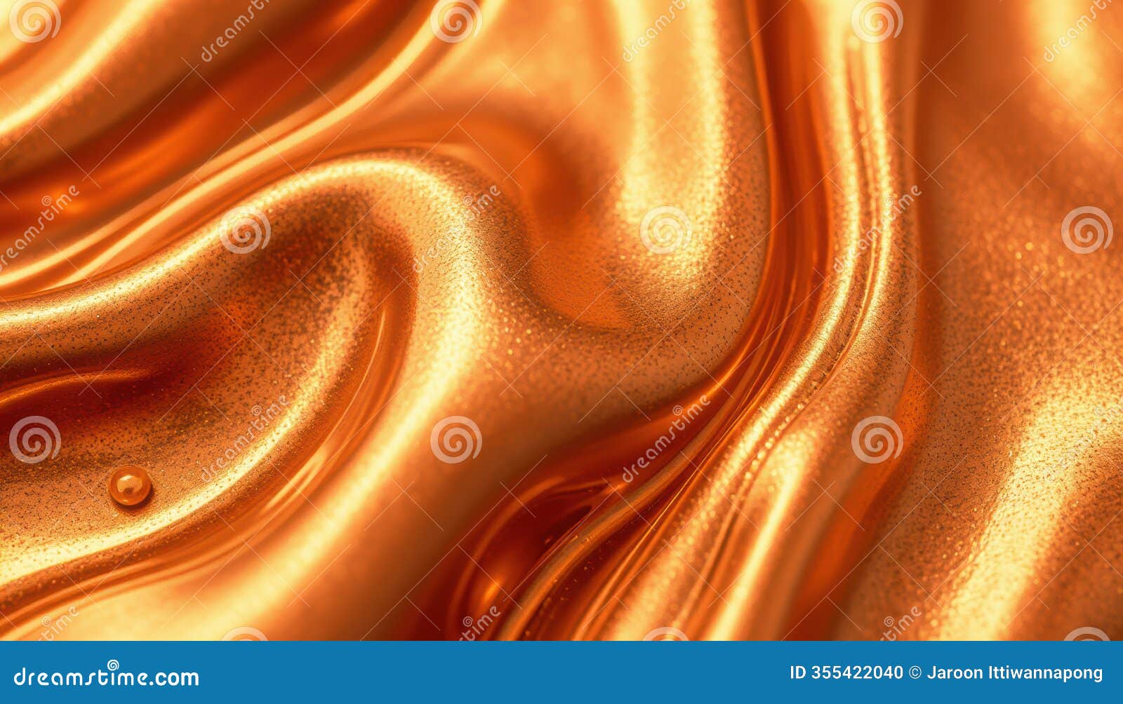 Liquid Copper Background with Smooth, Flowing Texture and Vibrant Sheen ...