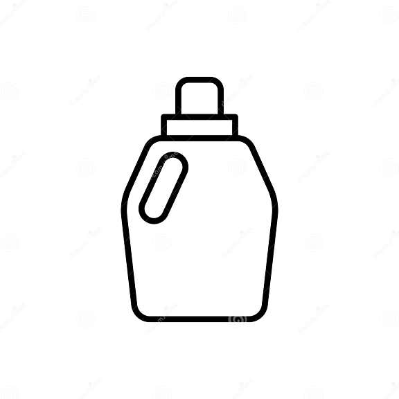 Liquid detergent icon stock vector. Illustration of vector - 330821788