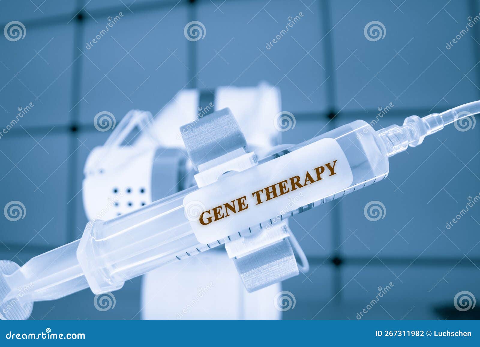 Liquid Dispenser of Genetic Solution for Gene Therapy in the Roboter ...