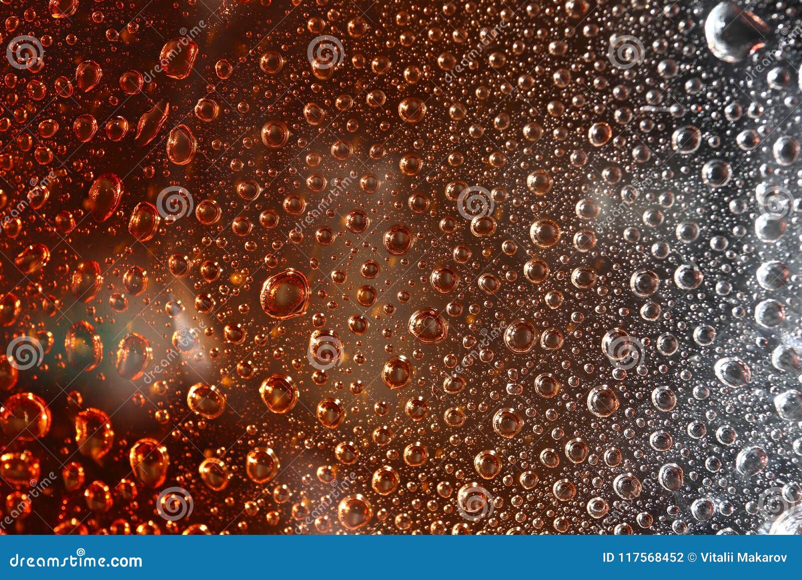 Liquid Droplets on a Transparent Surface Stock Photo - Image of glass ...