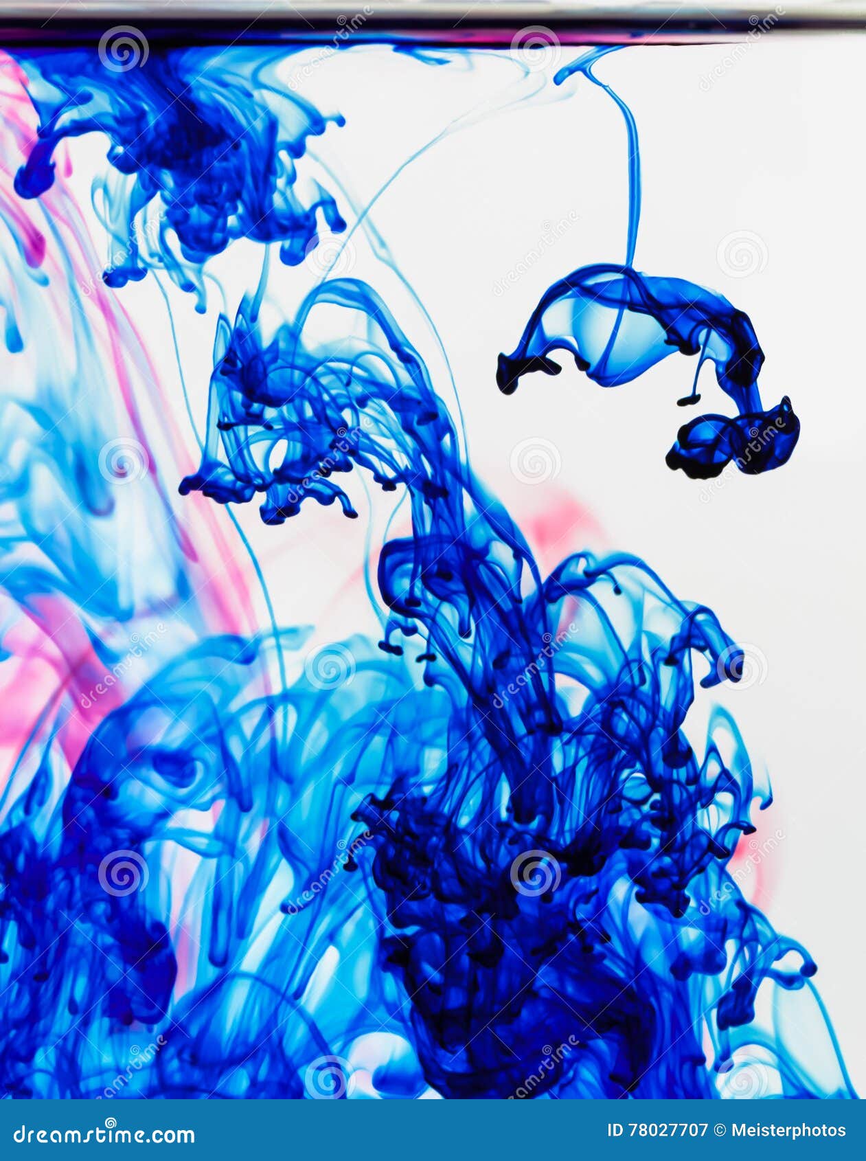 Liquid dye in motion stock image. Image of fluid, liquid - 78027707