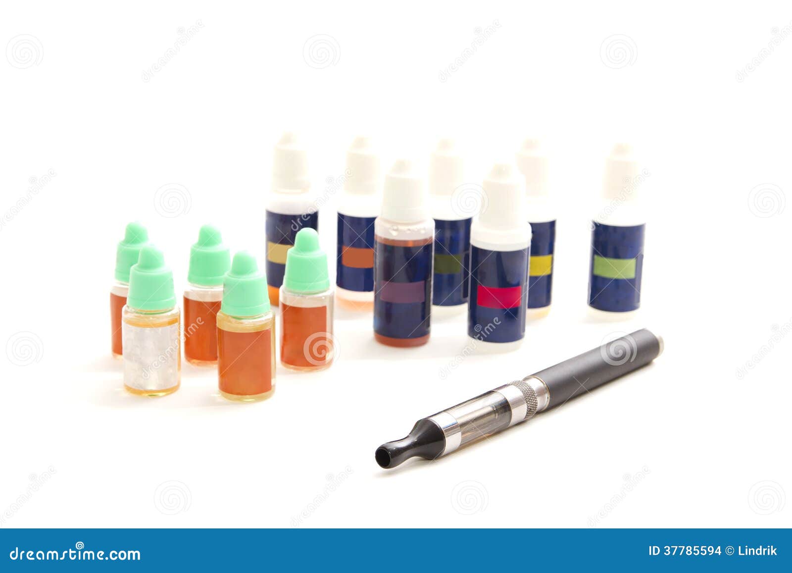 Liquid and e-cigarette stock photo. Image of electronic - 37785594