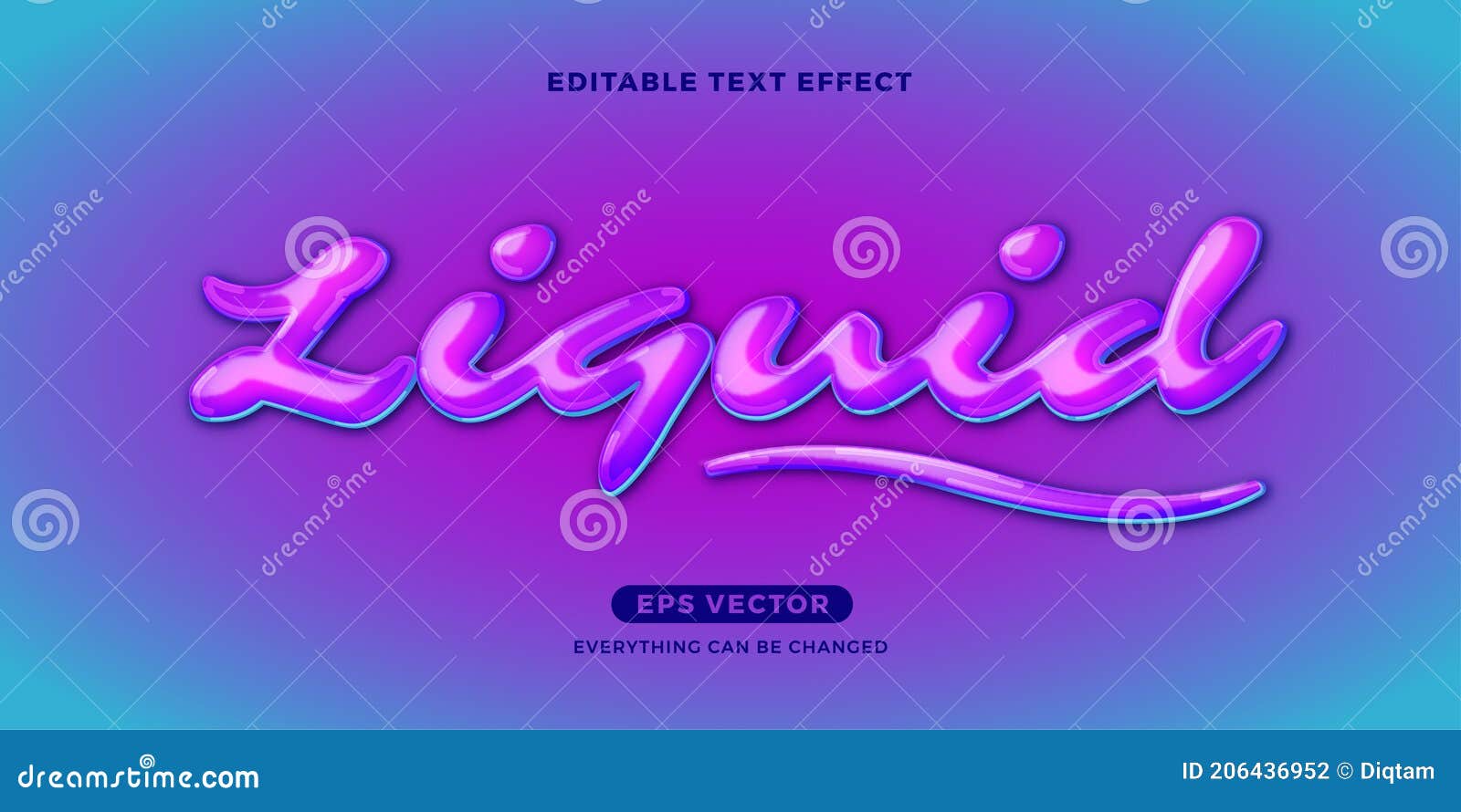Liquid Editable Text Effect Vector Stock Vector - Illustration of ... Liquid Editable Text Effect Vector Stock Vector - Illustration of ...