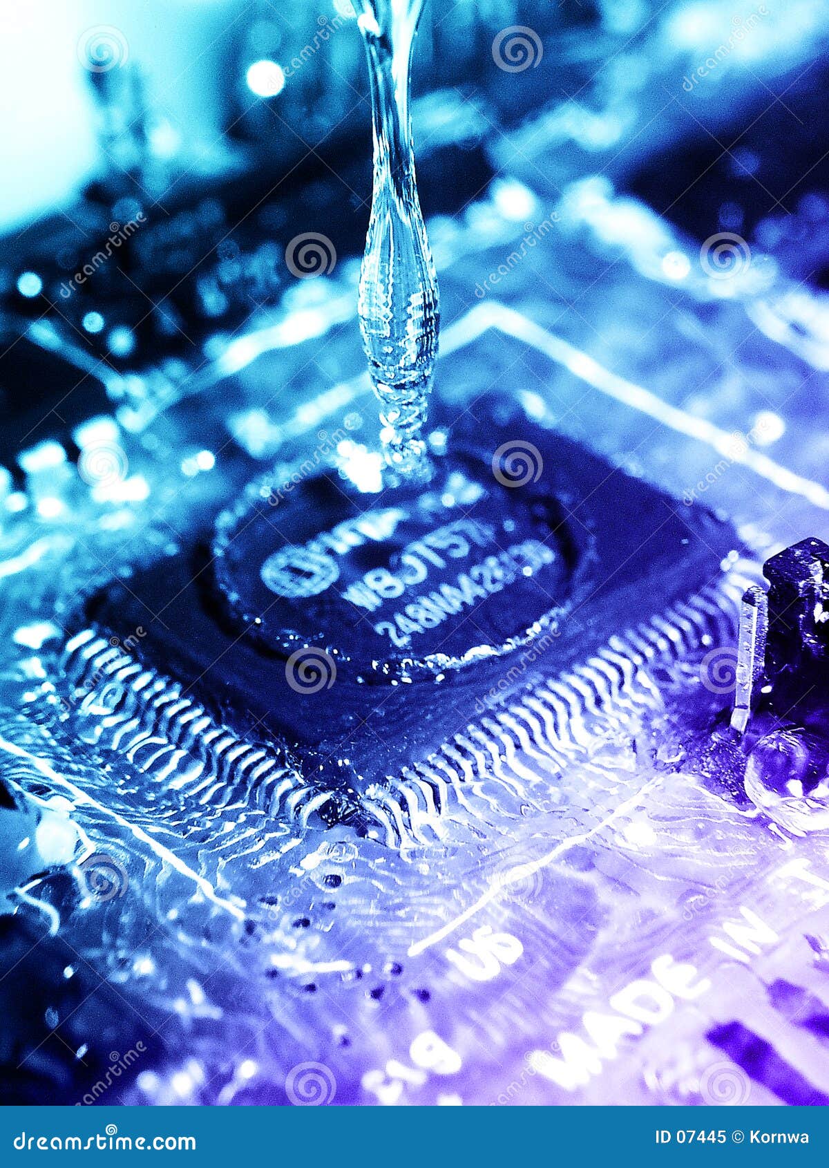 Liquid electronic stock image. Image of technics, electronics - 7445