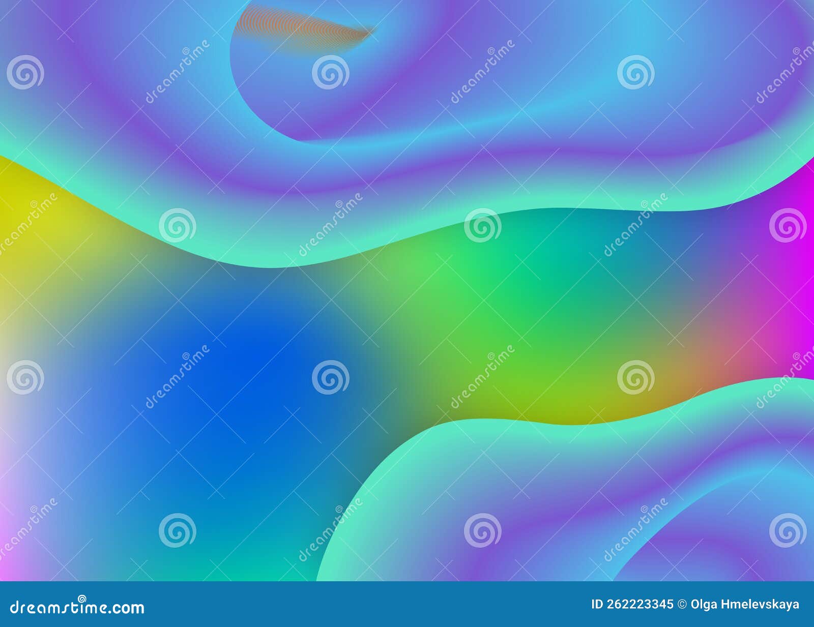 Liquid Elements Background with Dynamic Shapes and Fluid. Stock Vector ...