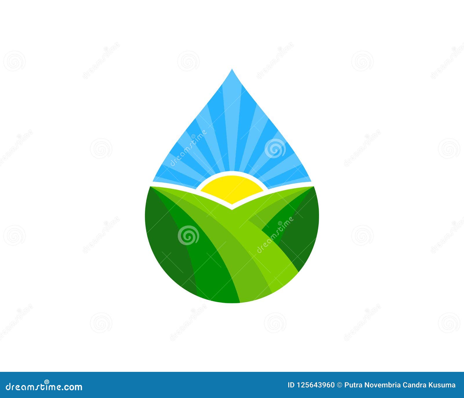 Liquid Farm Logo Icon Design Stock Vector - Illustration of aqua ...