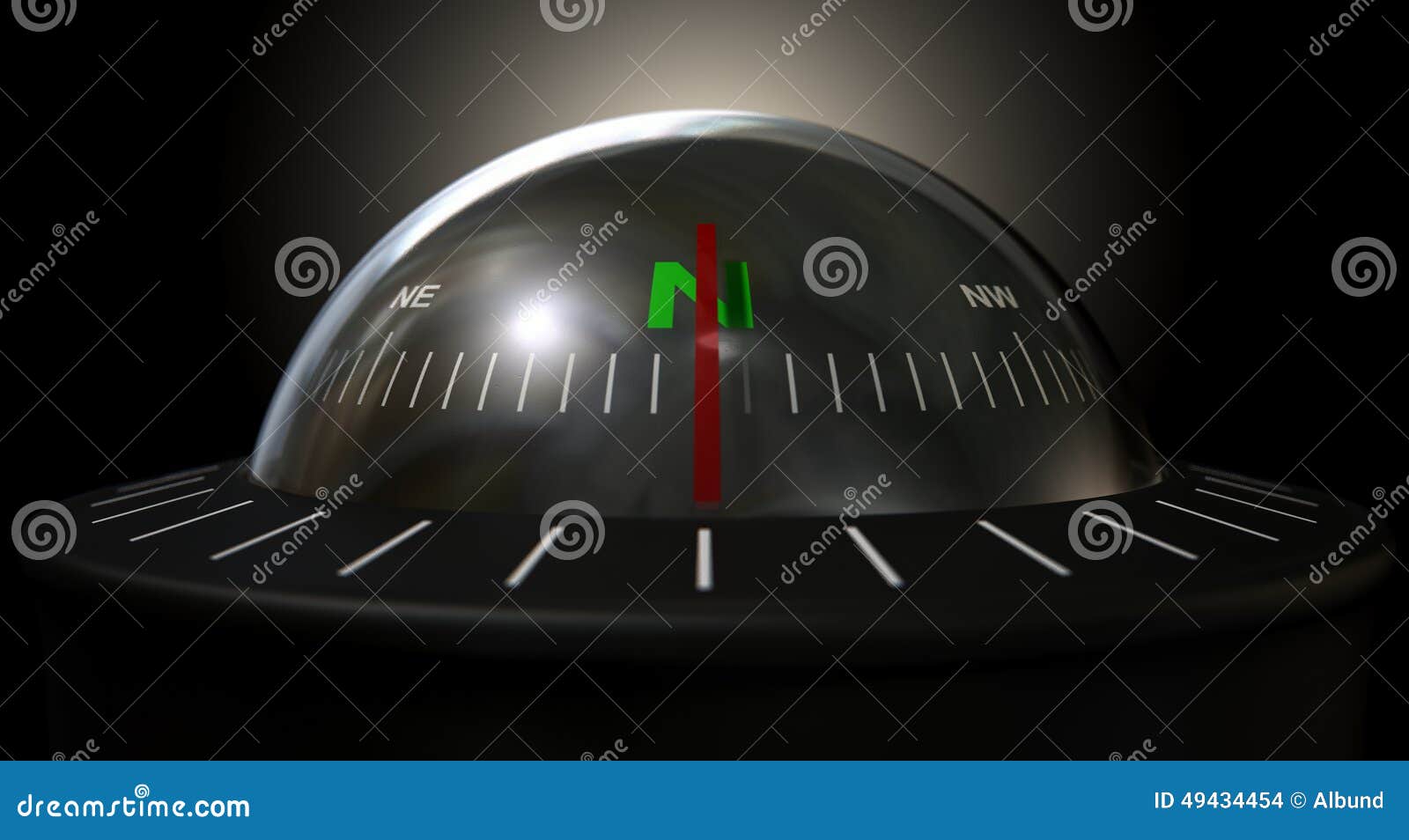 Liquid Floating Compass stock illustration. Illustration of compass ...