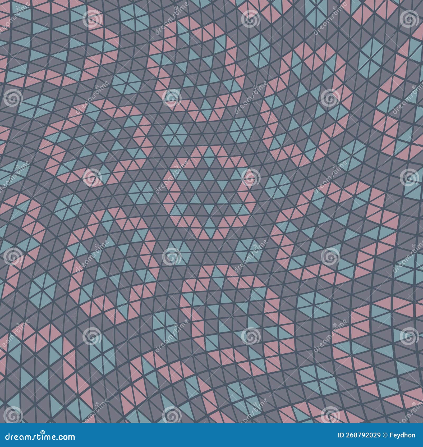 Liquid Floral Triangle: Microbloom 006 Stock Illustration ...