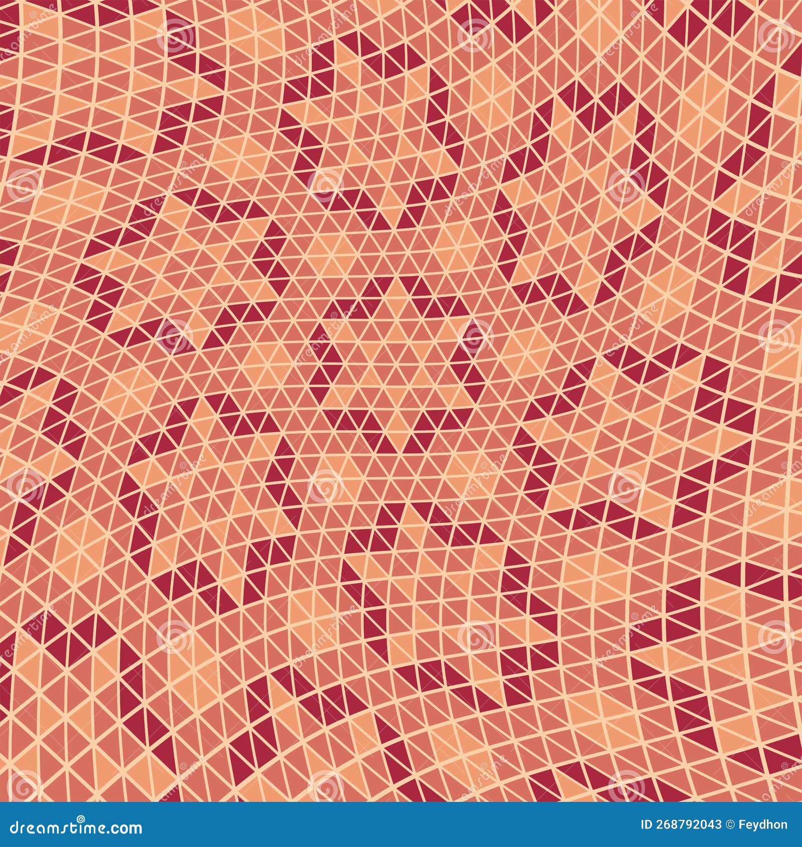 Liquid Floral Triangle: Microbloom 003 Stock Illustration ...