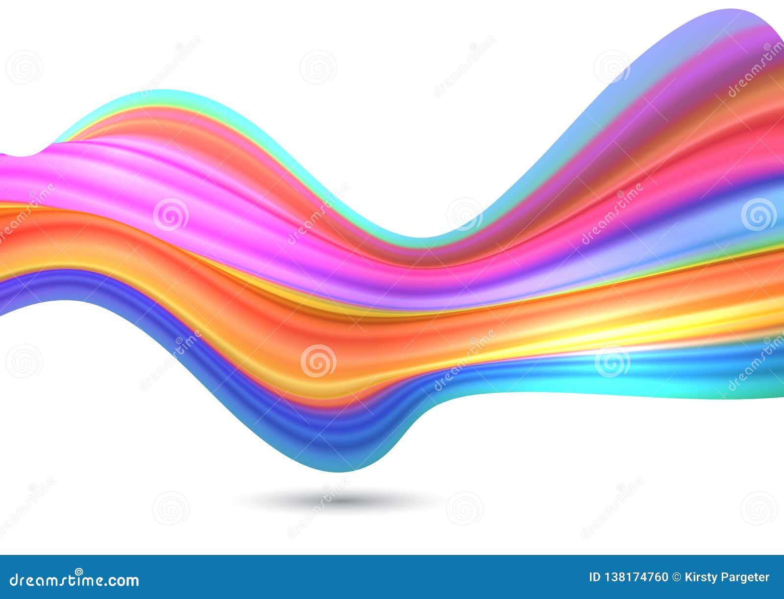 Liquid flow background stock vector. Illustration of blend - 138174760